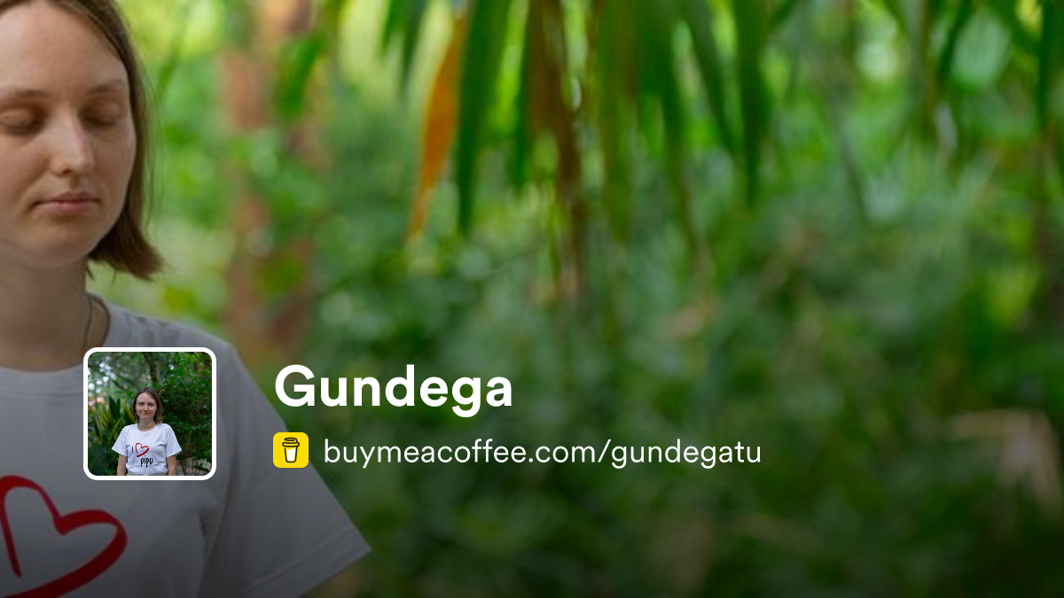 Gundega - Buymeacoffee