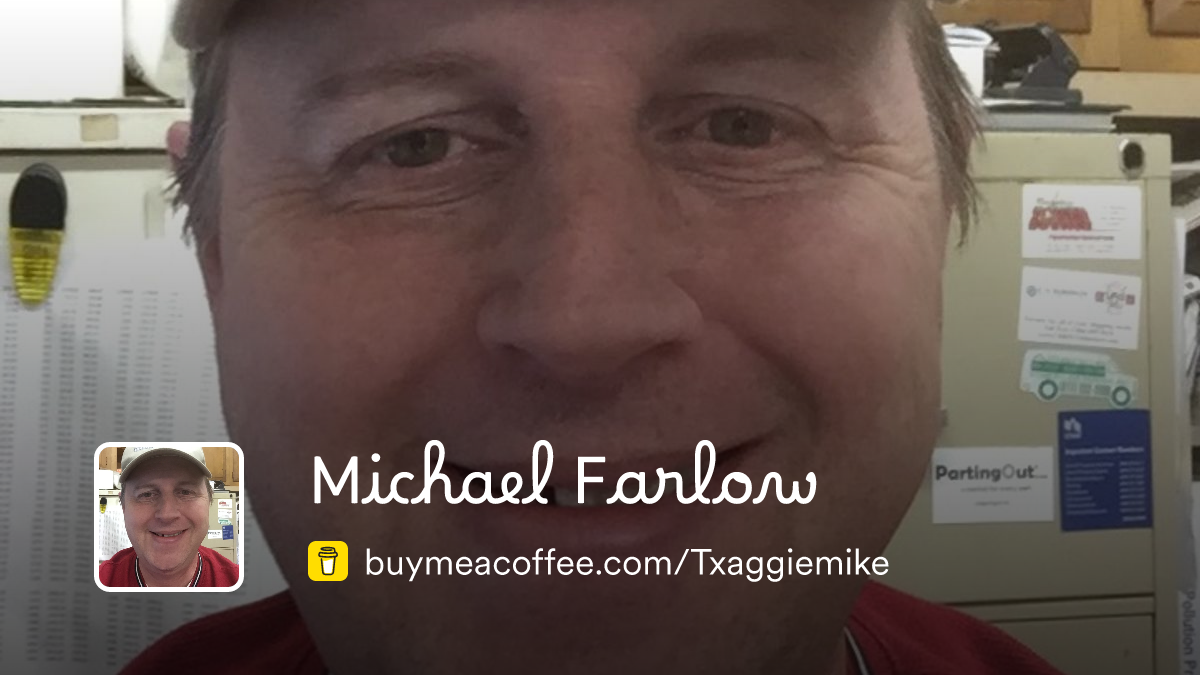 Michael Farlow - Buymeacoffee