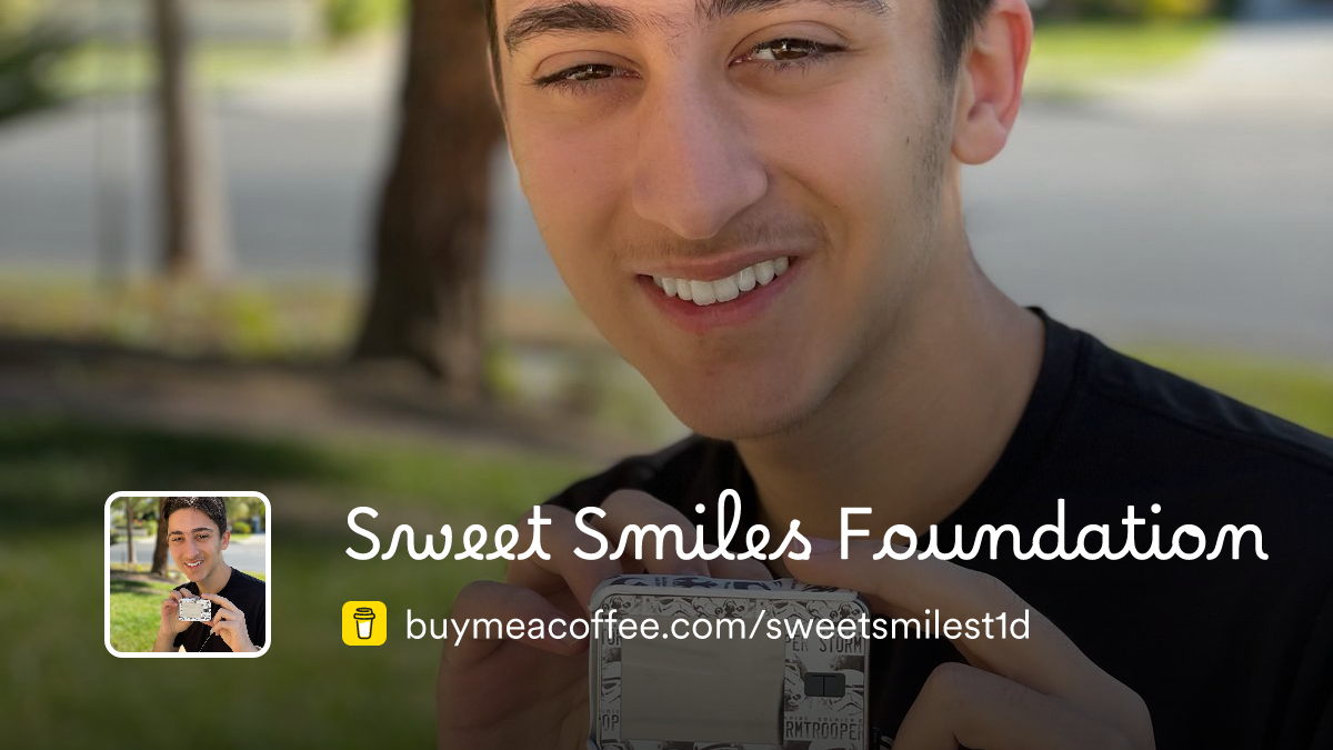 Sweet Smiles Foundation - Buymeacoffee