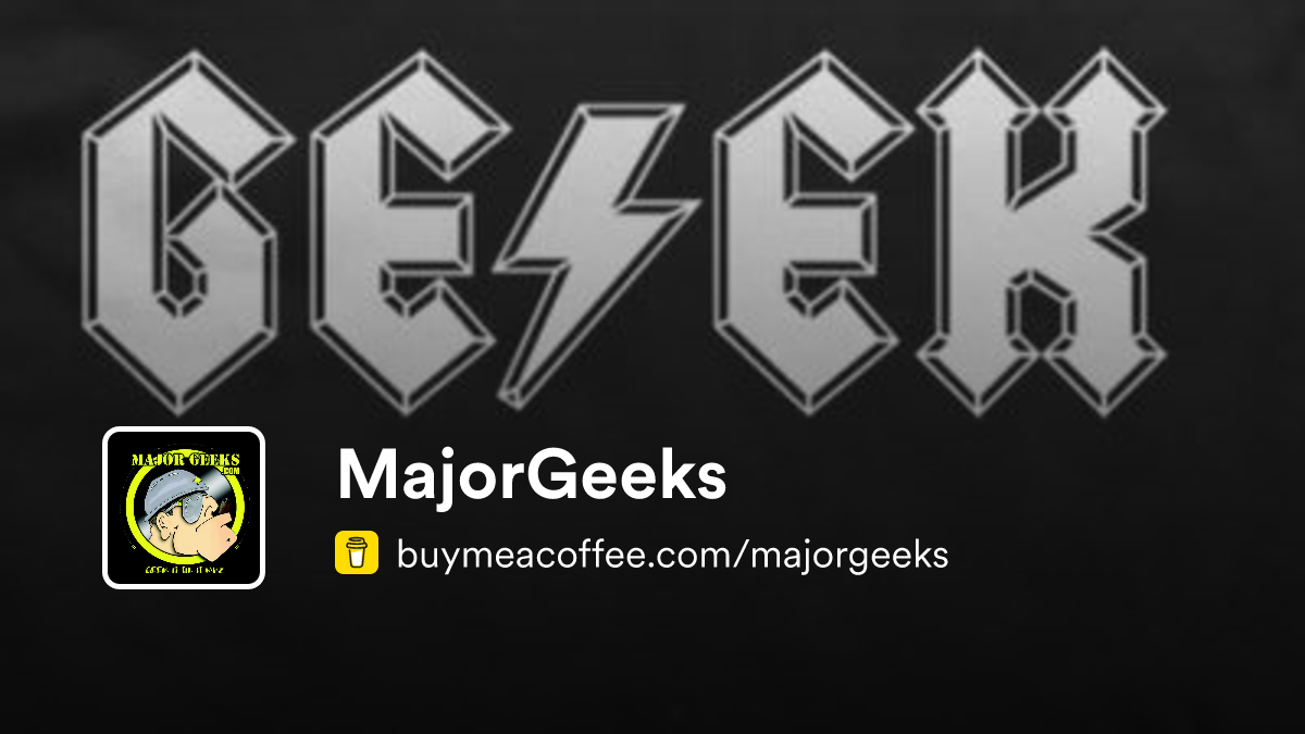 MajorGeeks - Buymeacoffee