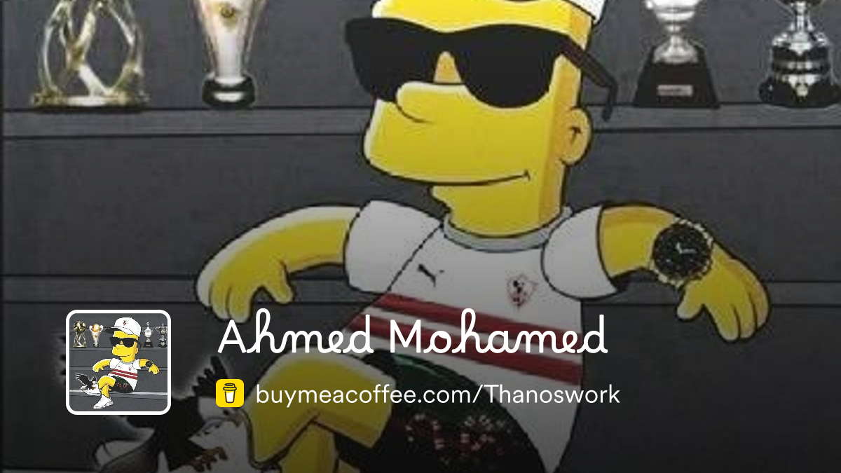 Ahmed Mohamed - Buymeacoffee