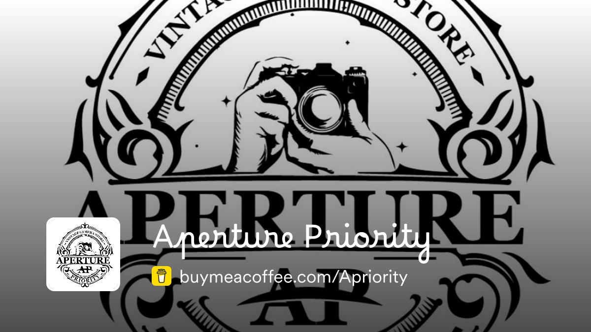 Aperture Priority - Buymeacoffee