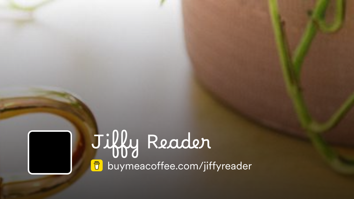 Jiffy Reader - Buymeacoffee
