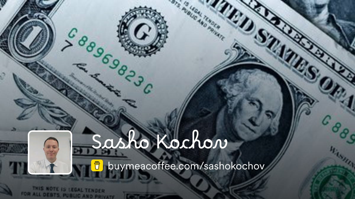 Sasho Kochov is writing about MONEY and personal finance - Buymeacoffee