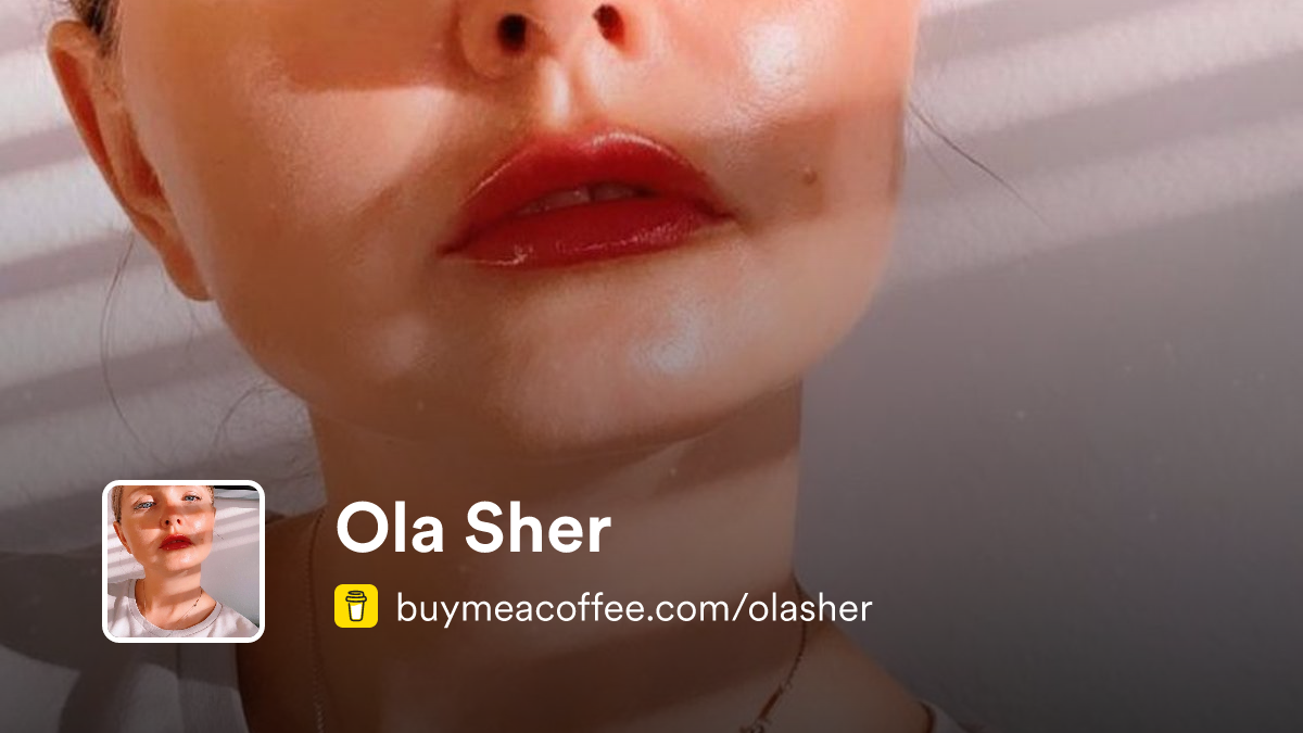 Posts | Ola Sher - Buymeacoffee