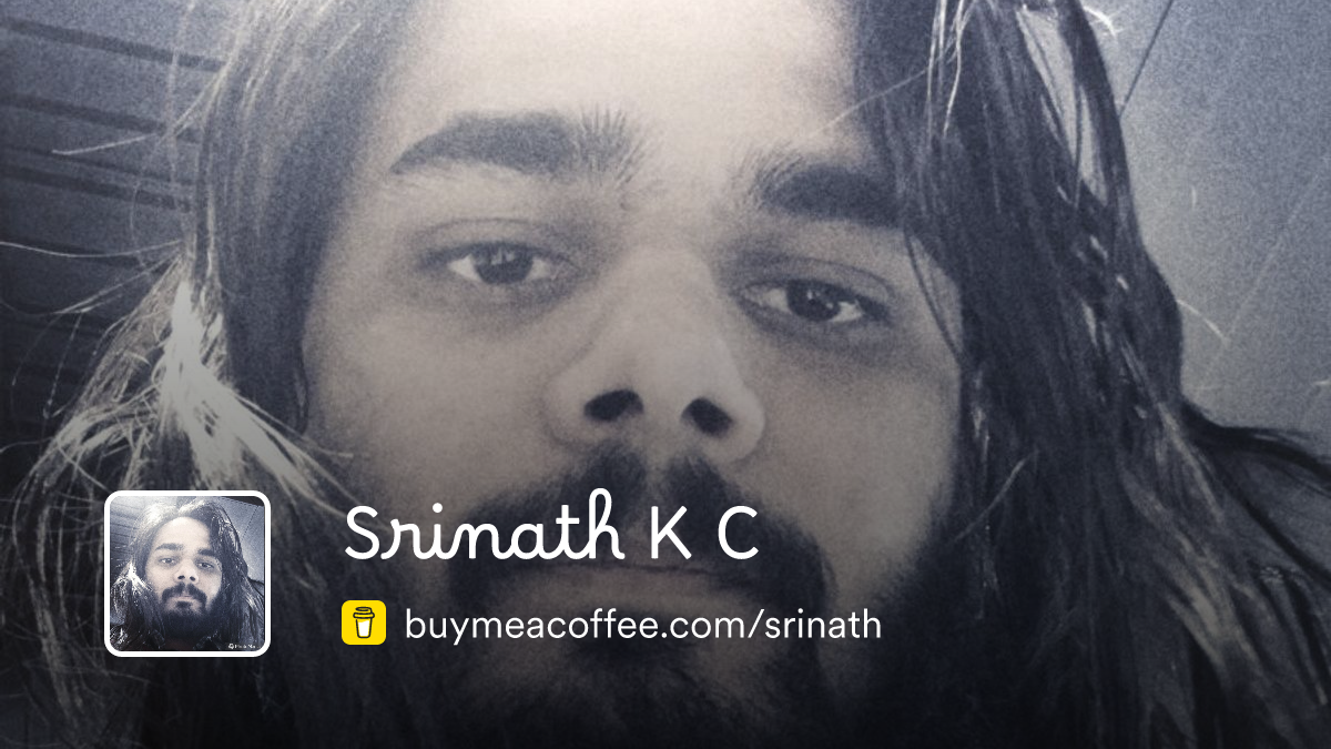 Srinath K C is a Singer and a Composer - Buymeacoffee