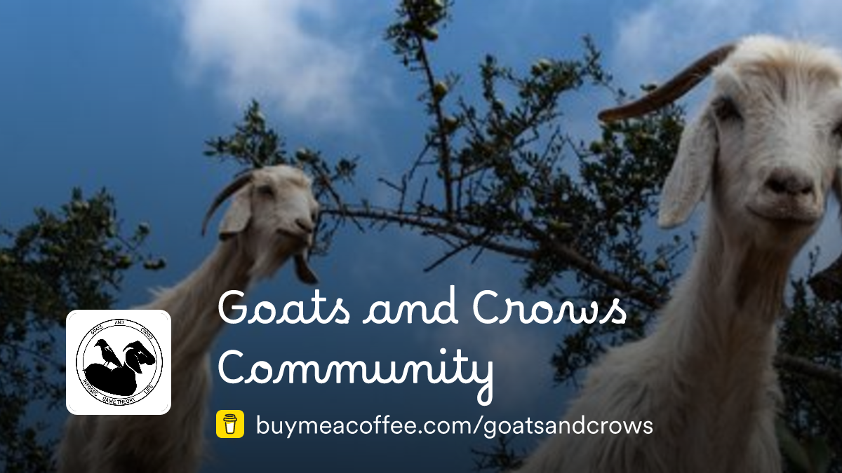 Goats and Crows Community - Buymeacoffee