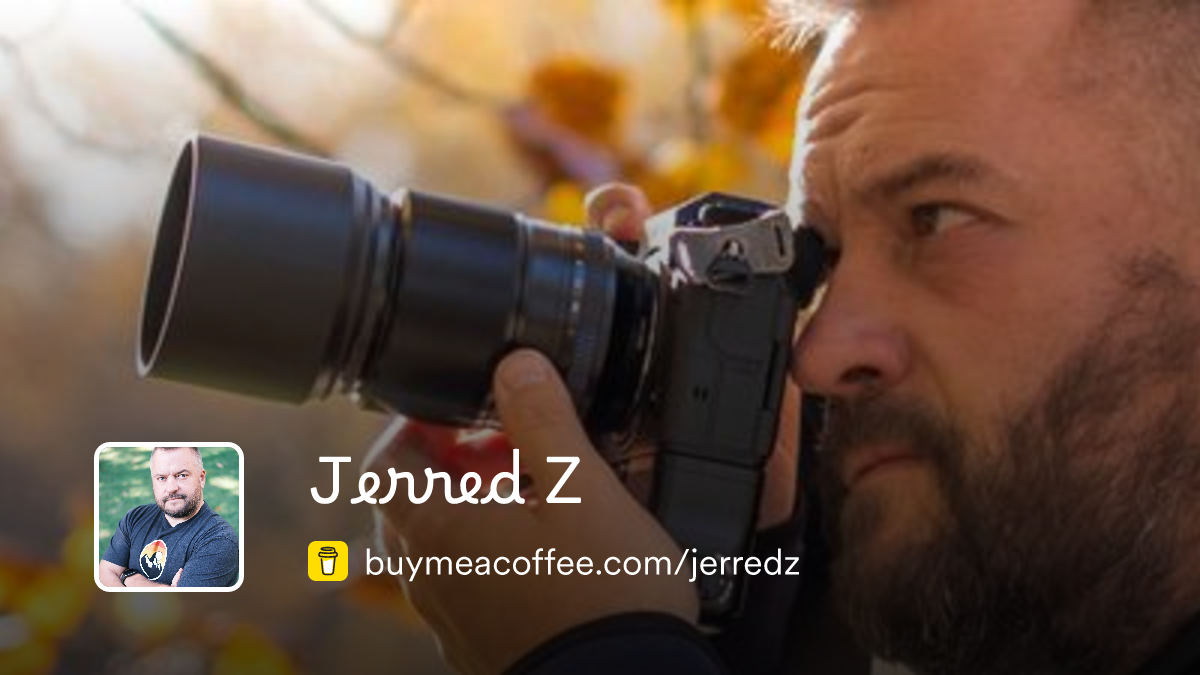 Jerred Z is creating a community of awesome photographers! - Buymeacoffee