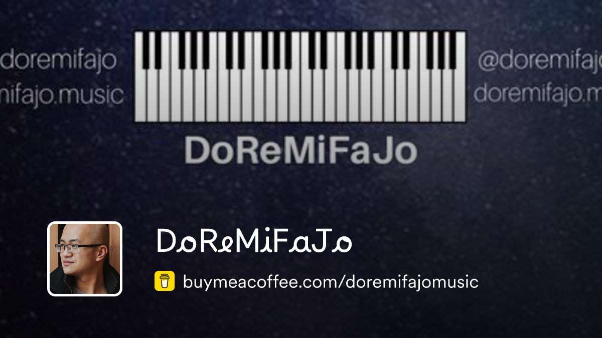DoReMiFaJo is making music - Buymeacoffee