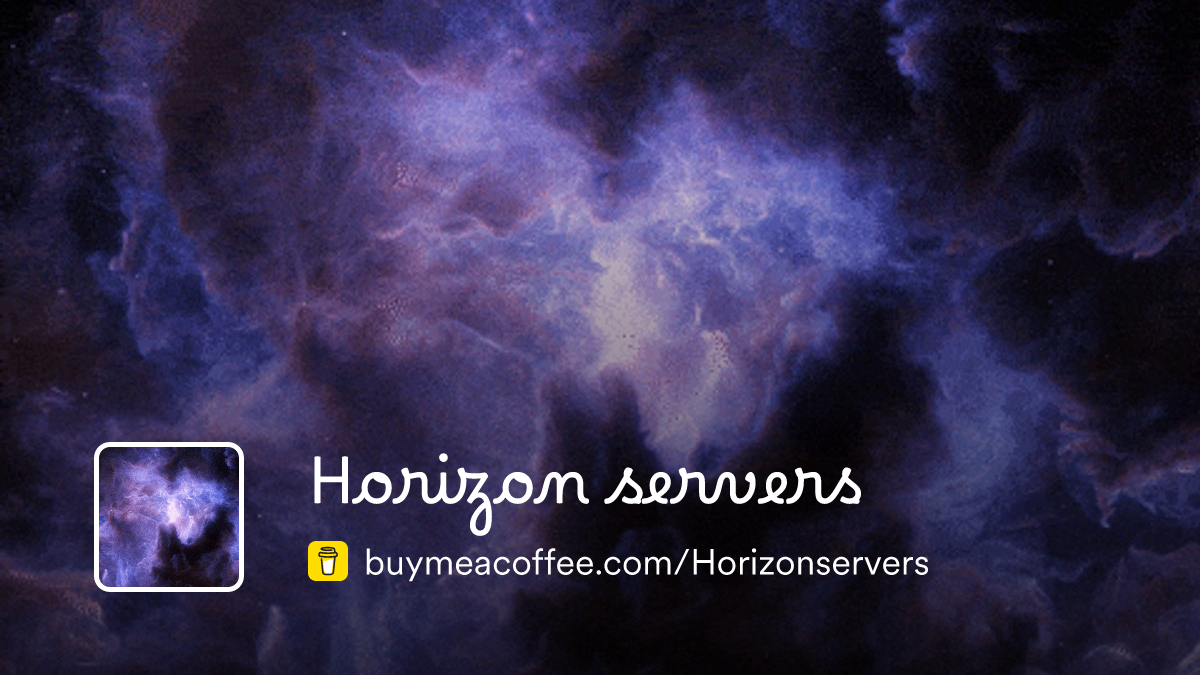 Horizon servers - Buymeacoffee
