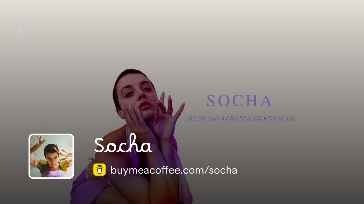 Socha is making soft art about hard feelings - Buymeacoffee