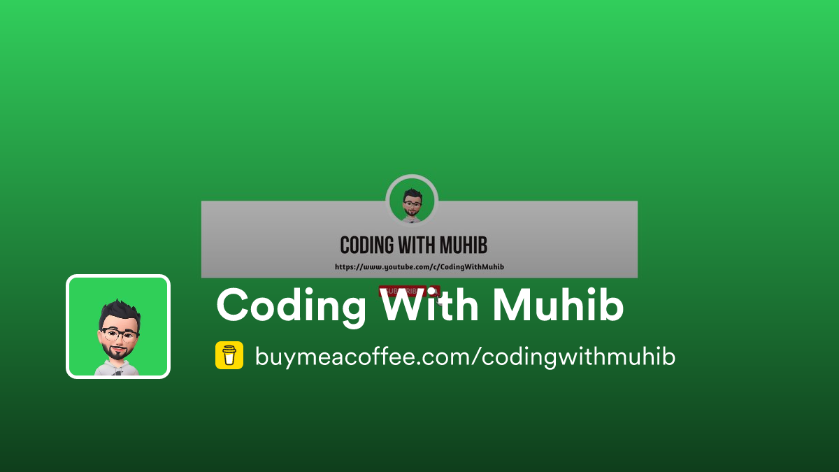 Extras | Coding With Muhib - Buymeacoffee