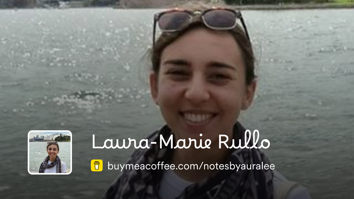 Laura-Marie Rullo - Buymeacoffee