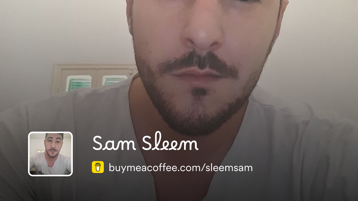 Sam Sleem - Buymeacoffee