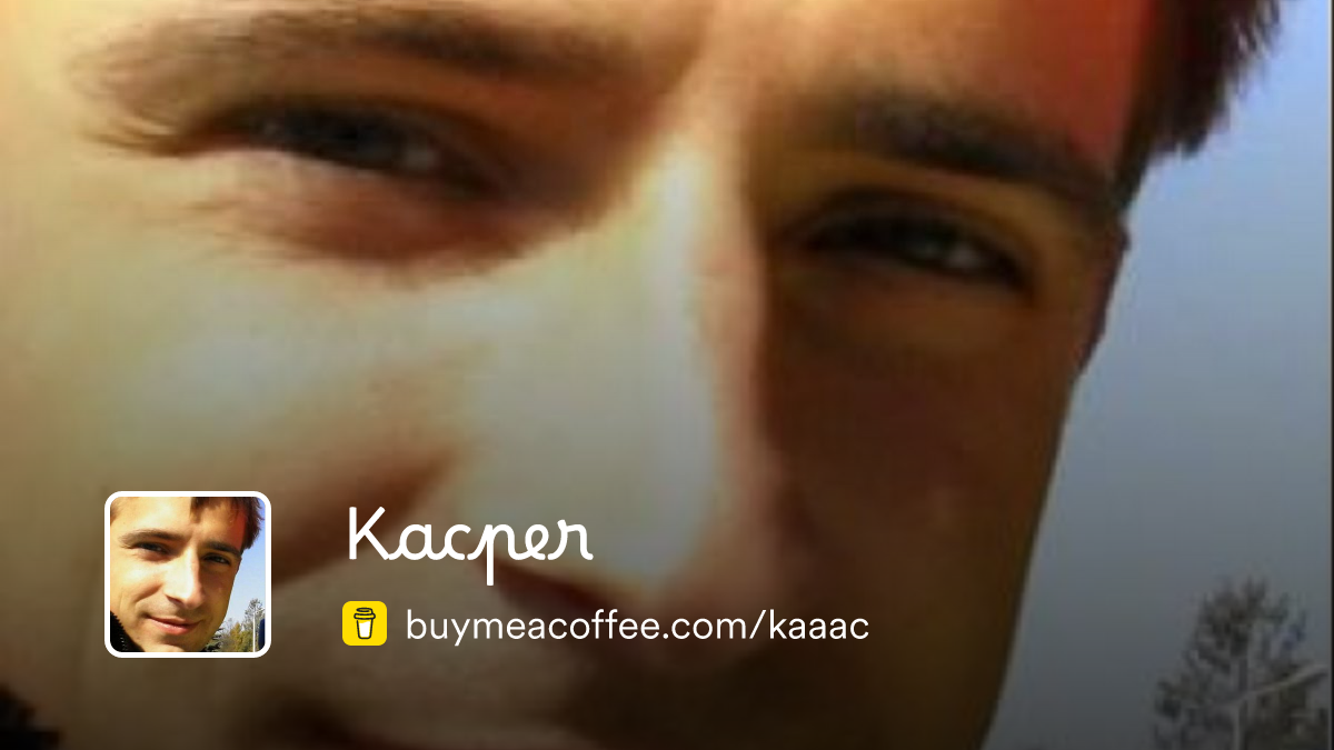 Kacper - Buymeacoffee