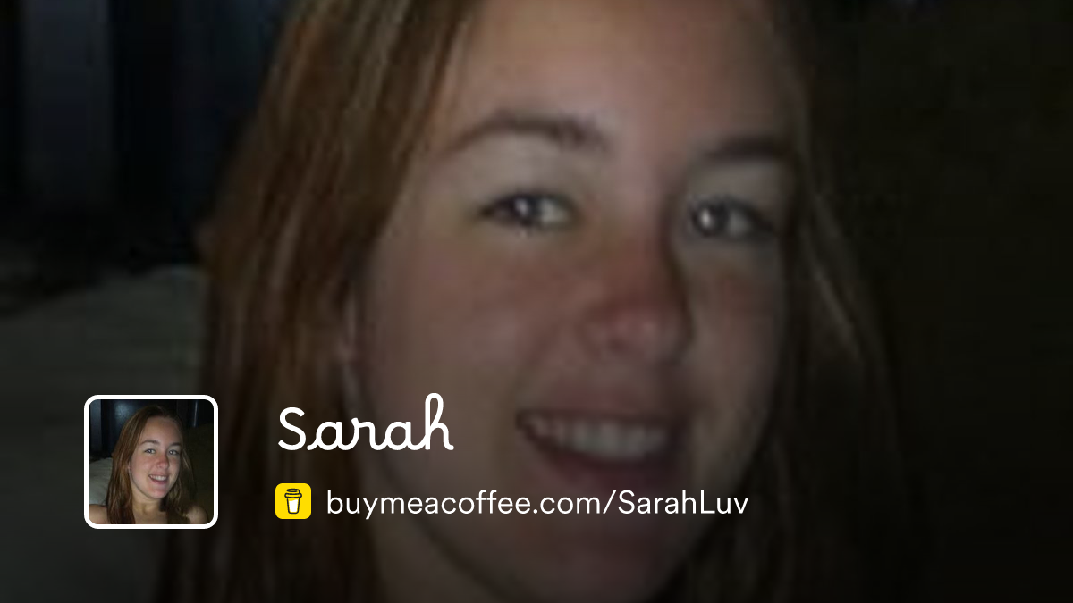 Sarah - Buymeacoffee