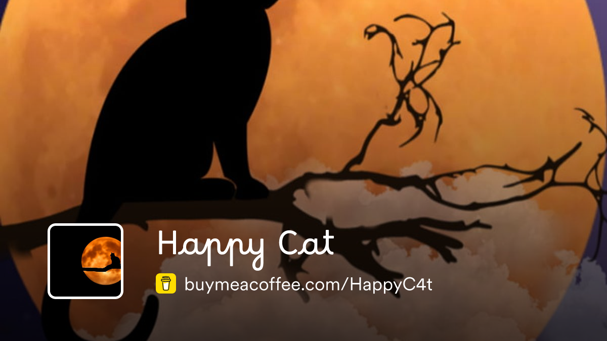 Happy Cat - Buymeacoffee
