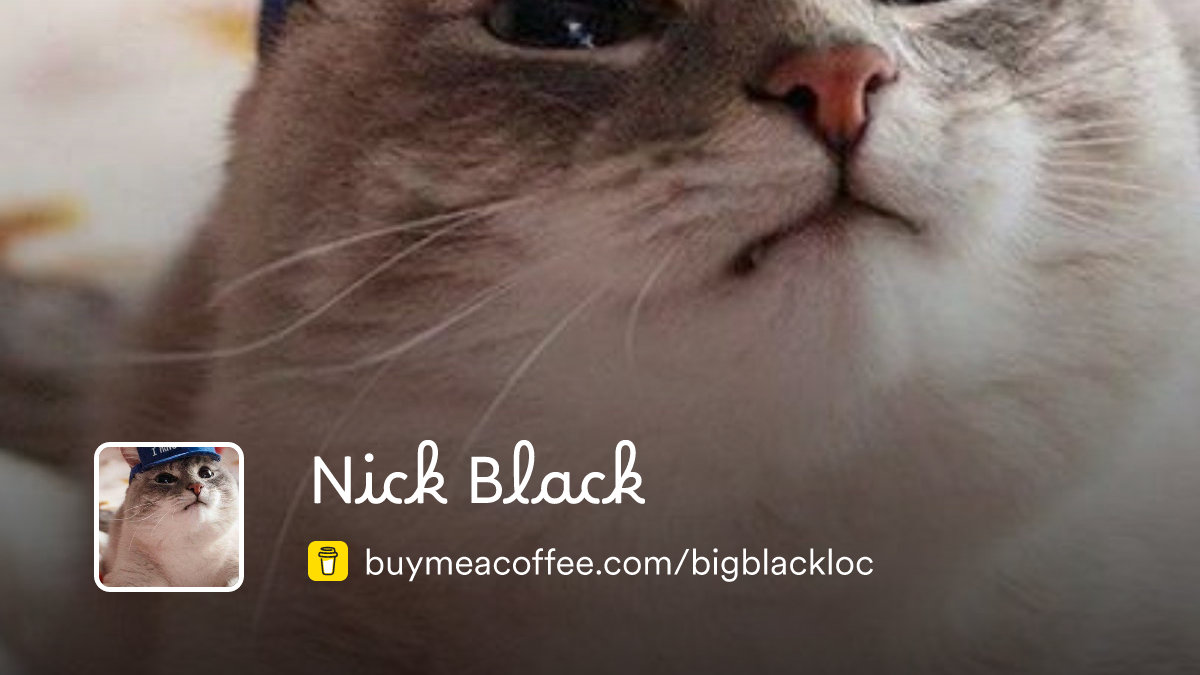 Nick Black - Buymeacoffee