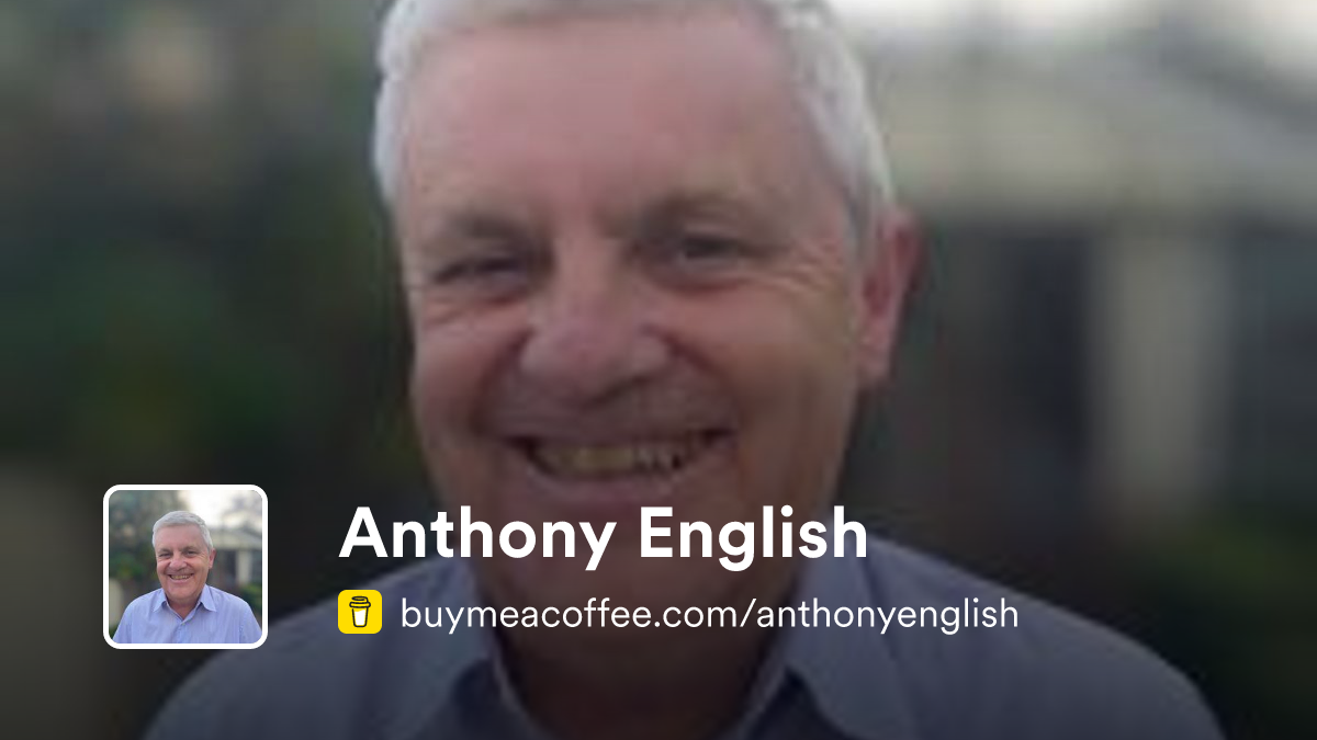 Anthony English - Buymeacoffee