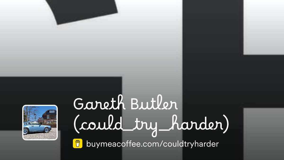 Gareth Butler (could_try_harder) - Buymeacoffee