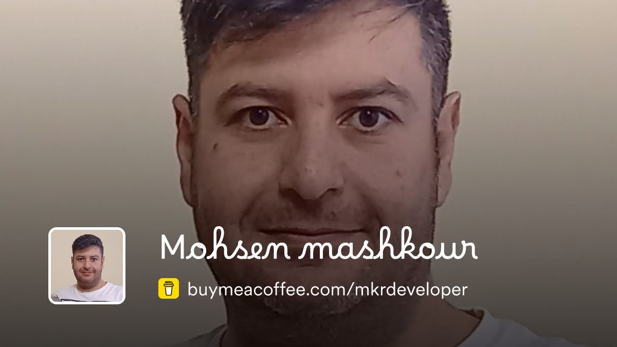 Mohsen mashkour - Buymeacoffee