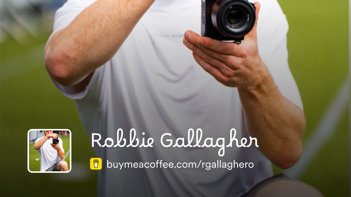 Robbie Gallagher is a content creator - Buymeacoffee