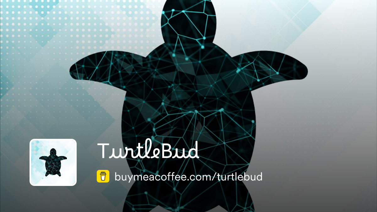 TurtleBud - Buymeacoffee