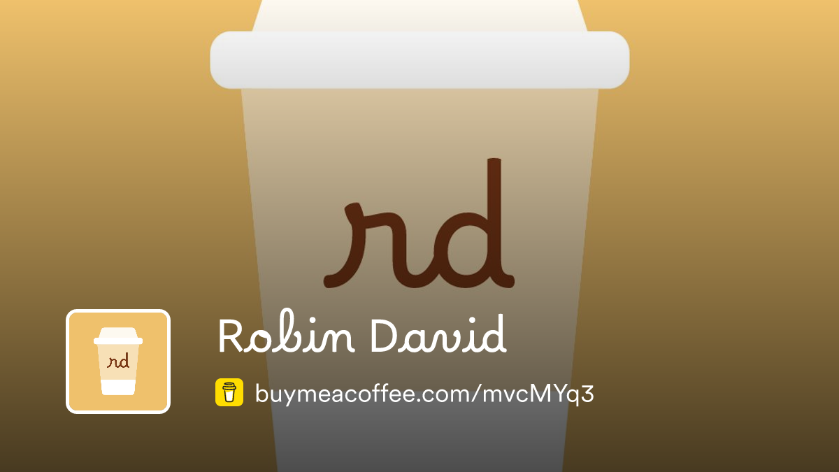 Robin David - Buymeacoffee