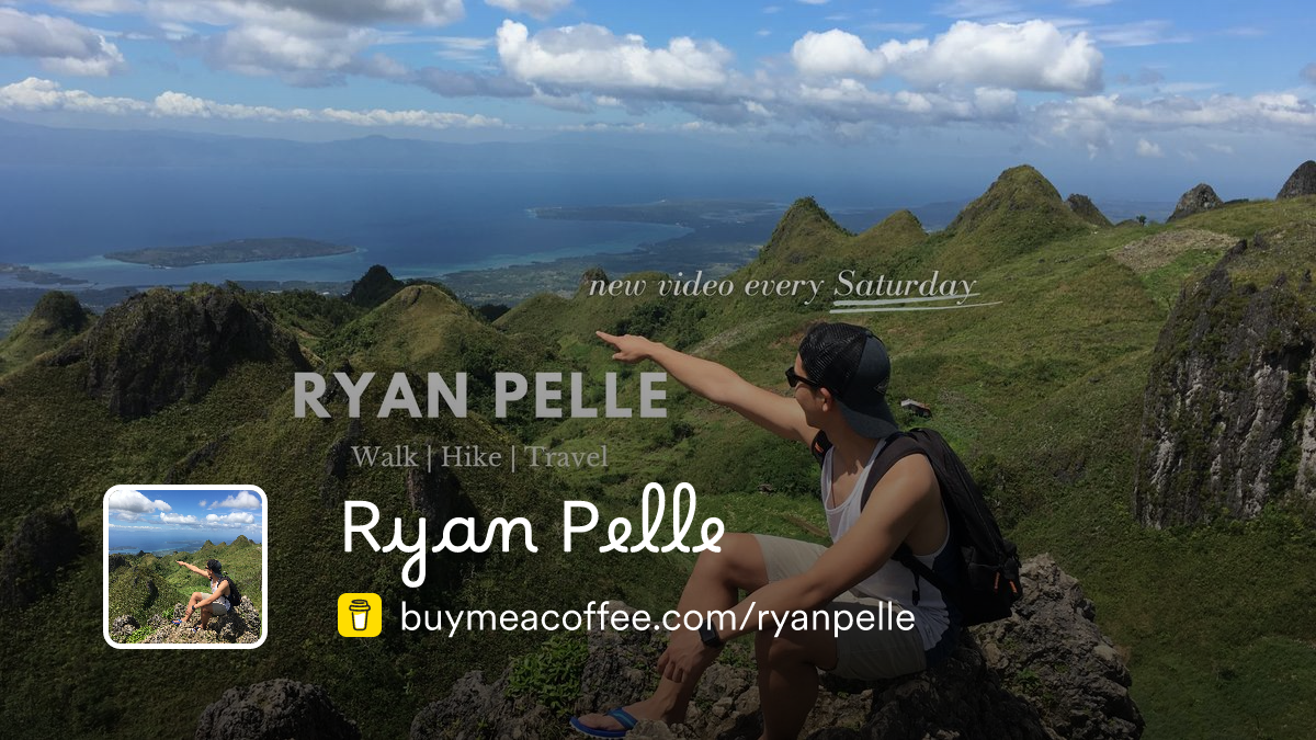 Ryan Pelle is creating travel videos - Buymeacoffee
