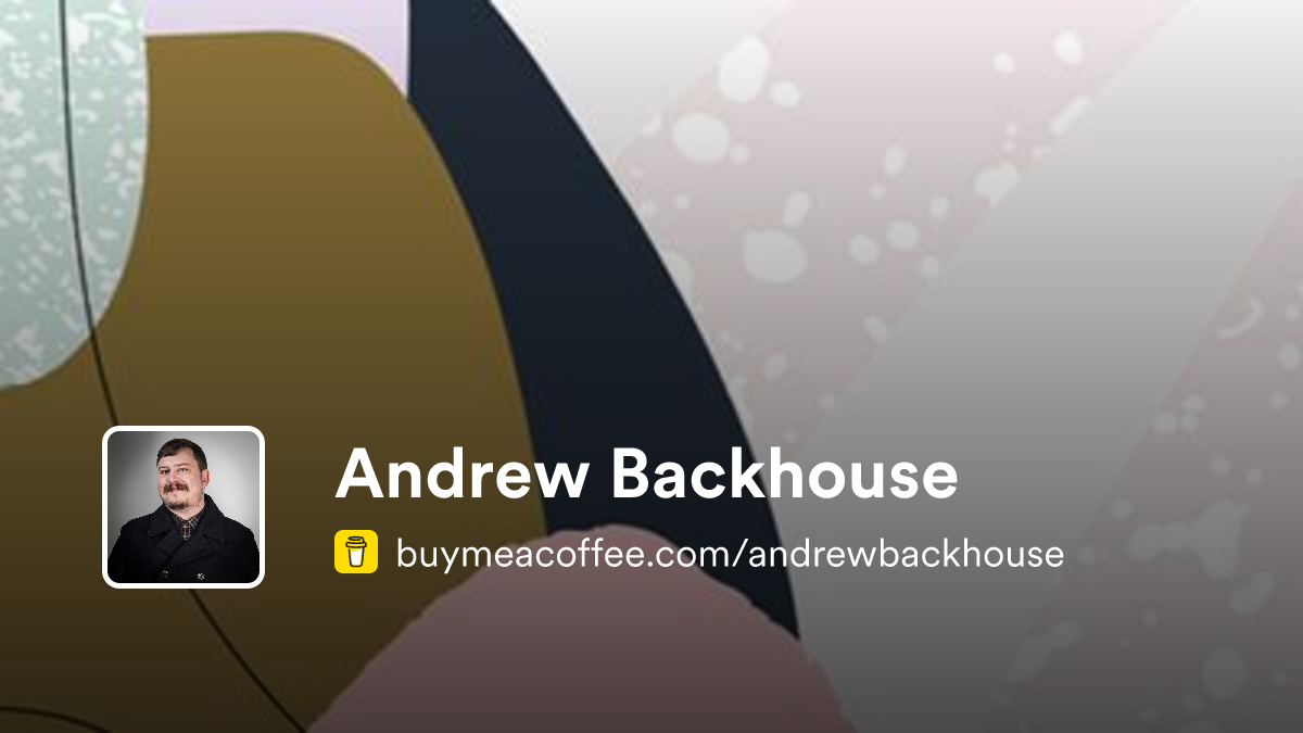 Andrew Backhouse is a broadcaster and sound tinkerer. - Buymeacoffee