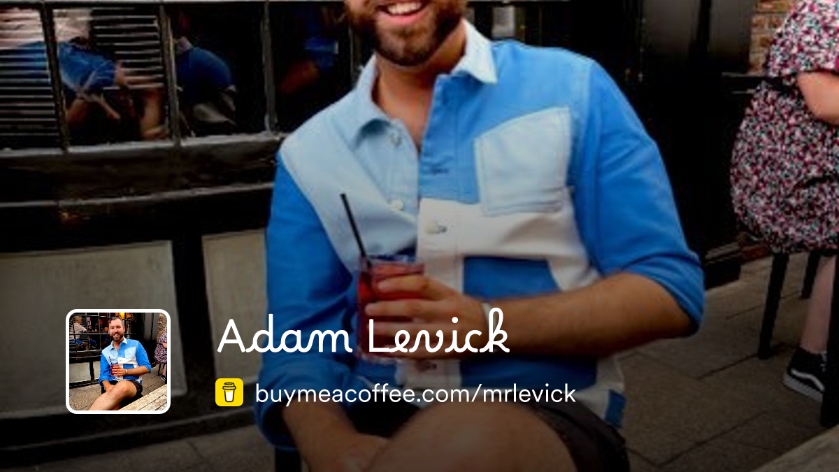 Adam Levick - Buymeacoffee