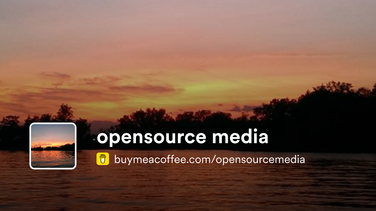 opensource media - Buymeacoffee