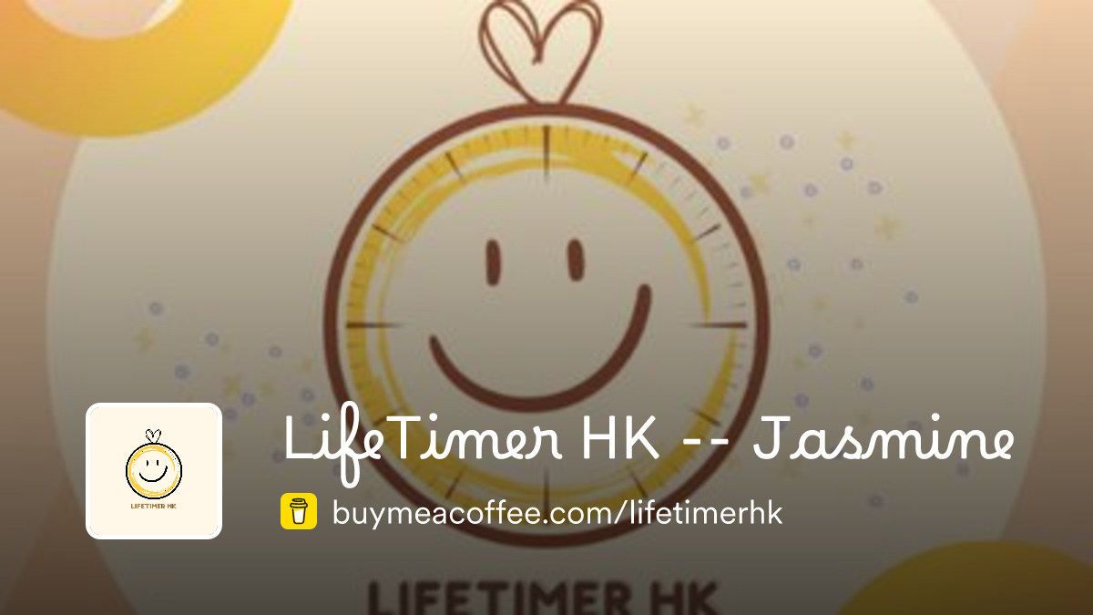 LifeTimer HK -- Jasmine is sharing tips for time management and success :D - Buymeacoffee