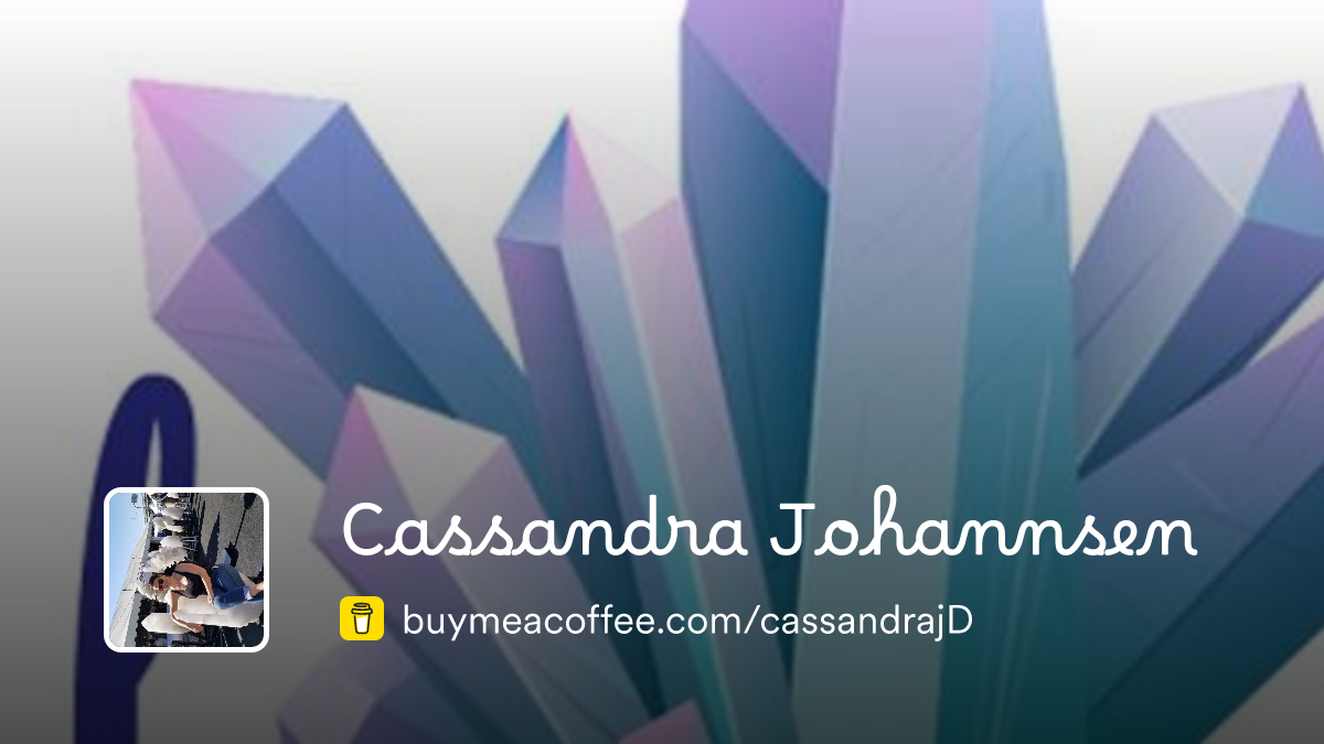 Cassandra Johannsen - Buymeacoffee