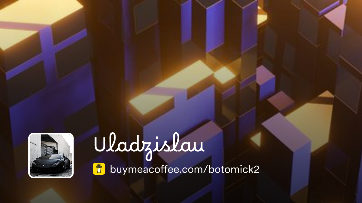 Uladzislau - Buymeacoffee