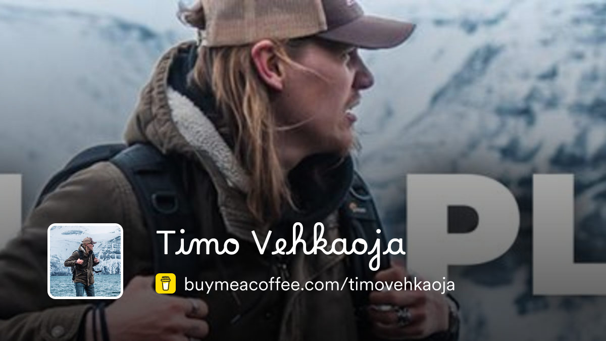 Timo Vehkaoja is a youtuber studying media, trying to make life better ...