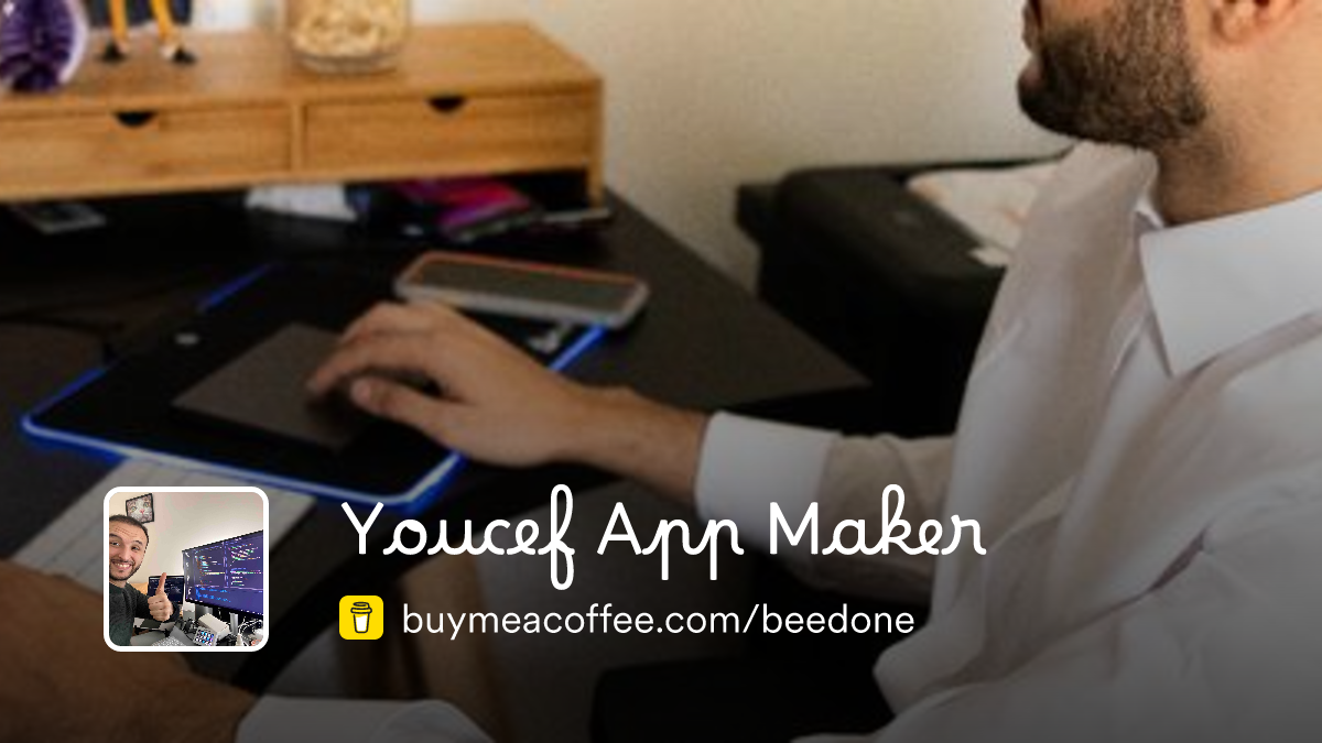 Youcef App Maker is App To Help People in Their Daily Life - Buymeacoffee