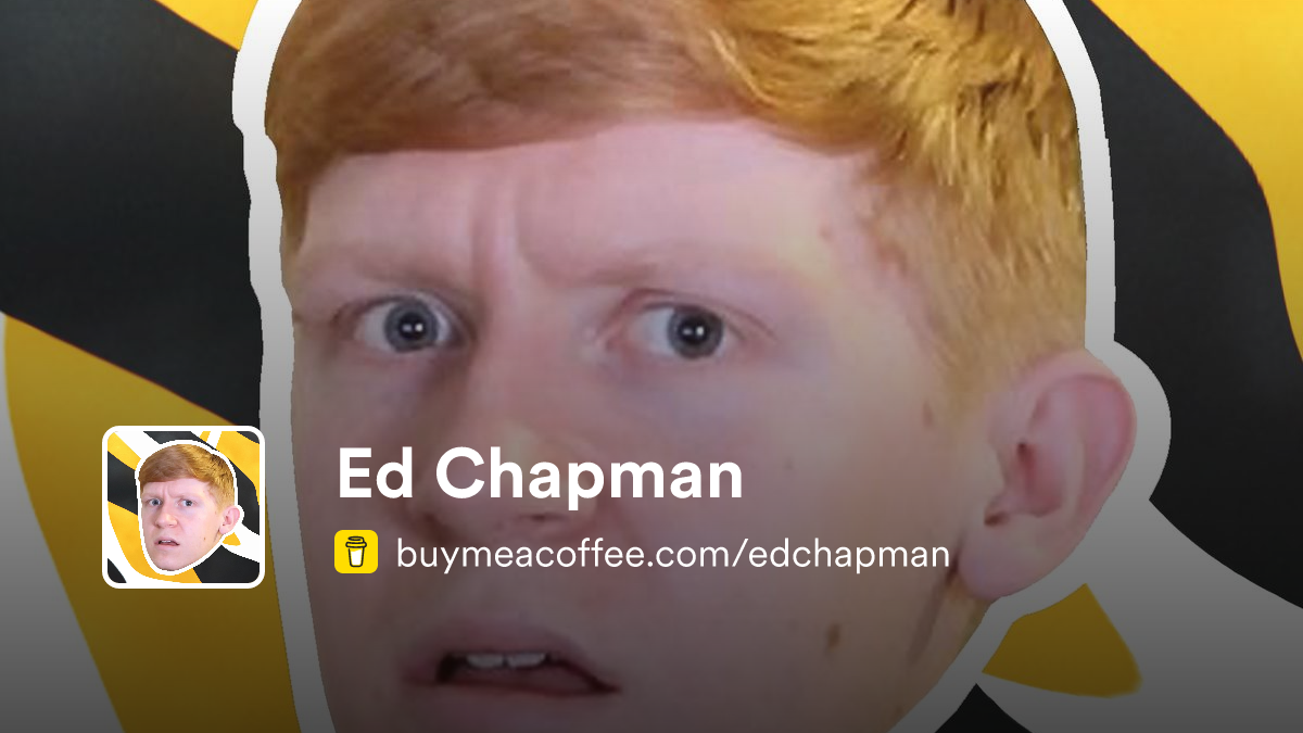 Ed Chapman - Buymeacoffee