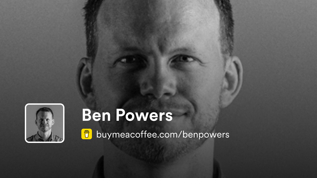 Ben Powers - Buymeacoffee