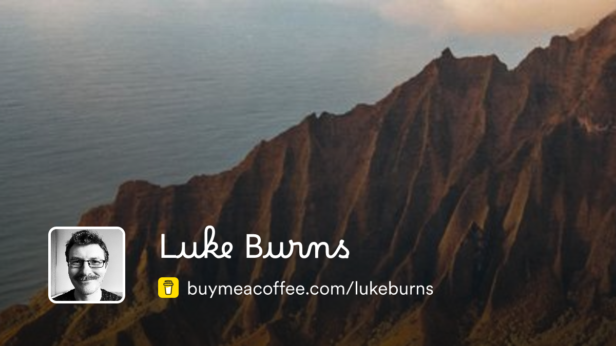 Luke Burns is creating online resources - Buymeacoffee