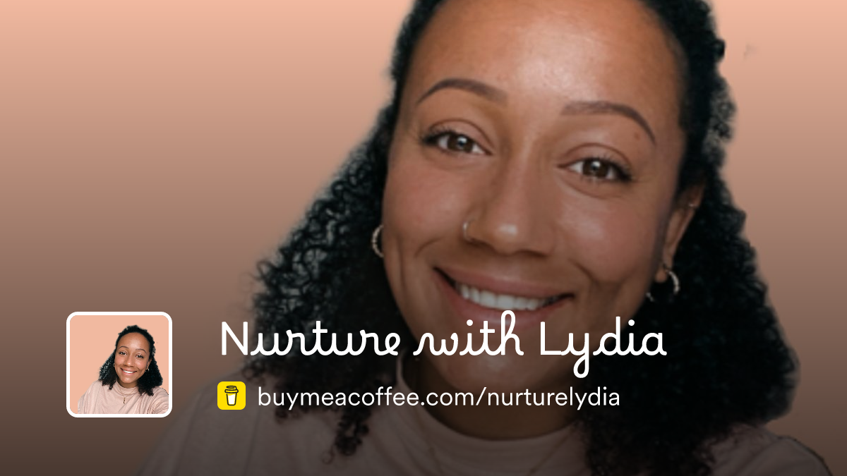 Nurture with Lydia - Buymeacoffee