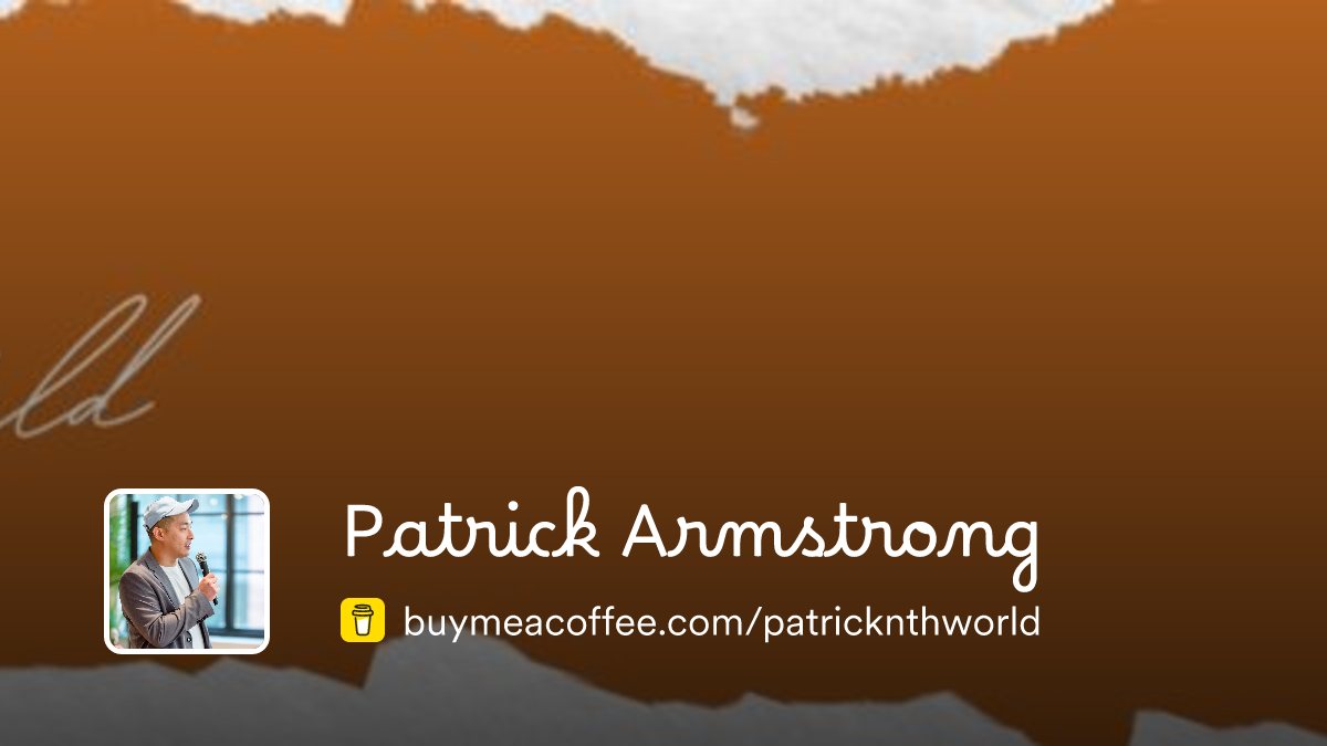 Patrick Armstrong - Buymeacoffee