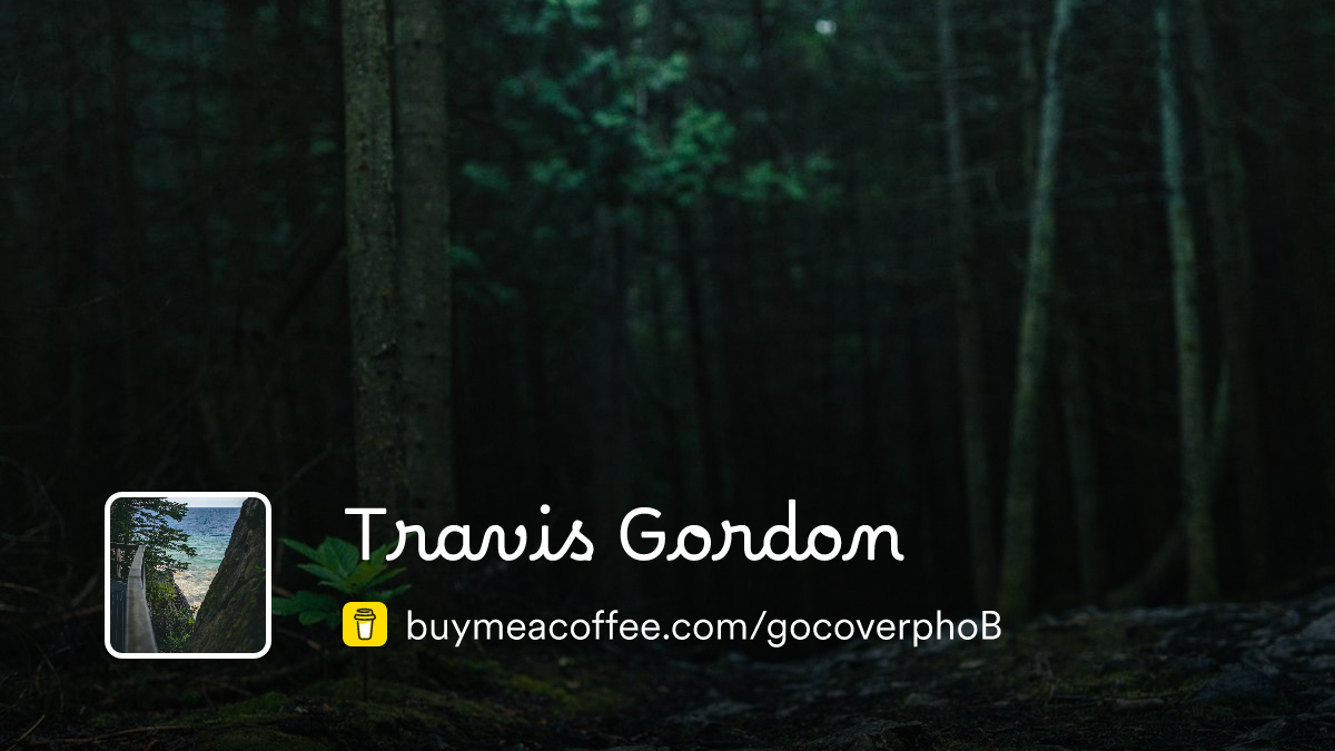 Travis Gordon - Buymeacoffee