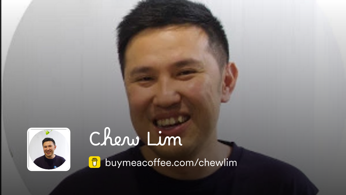 Chew Lim - Buymeacoffee