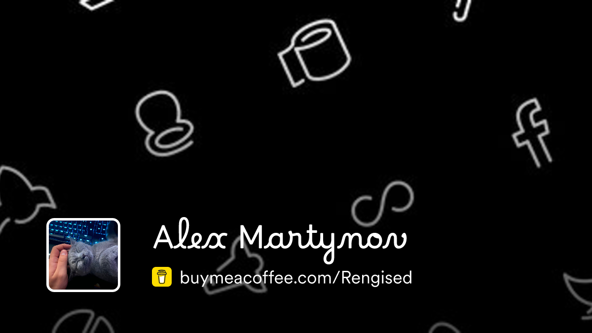 Alex Martynov is ui/ux design, icons and illustrations - Buymeacoffee