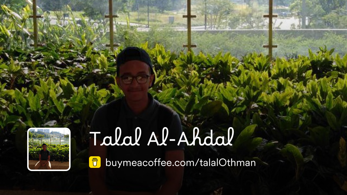 Talal Al-Ahdal - Buymeacoffee