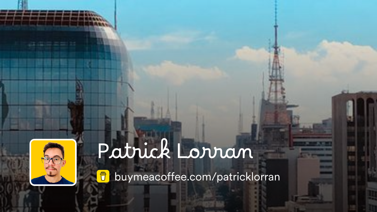 Patrick Lorran is developing applications - Buymeacoffee