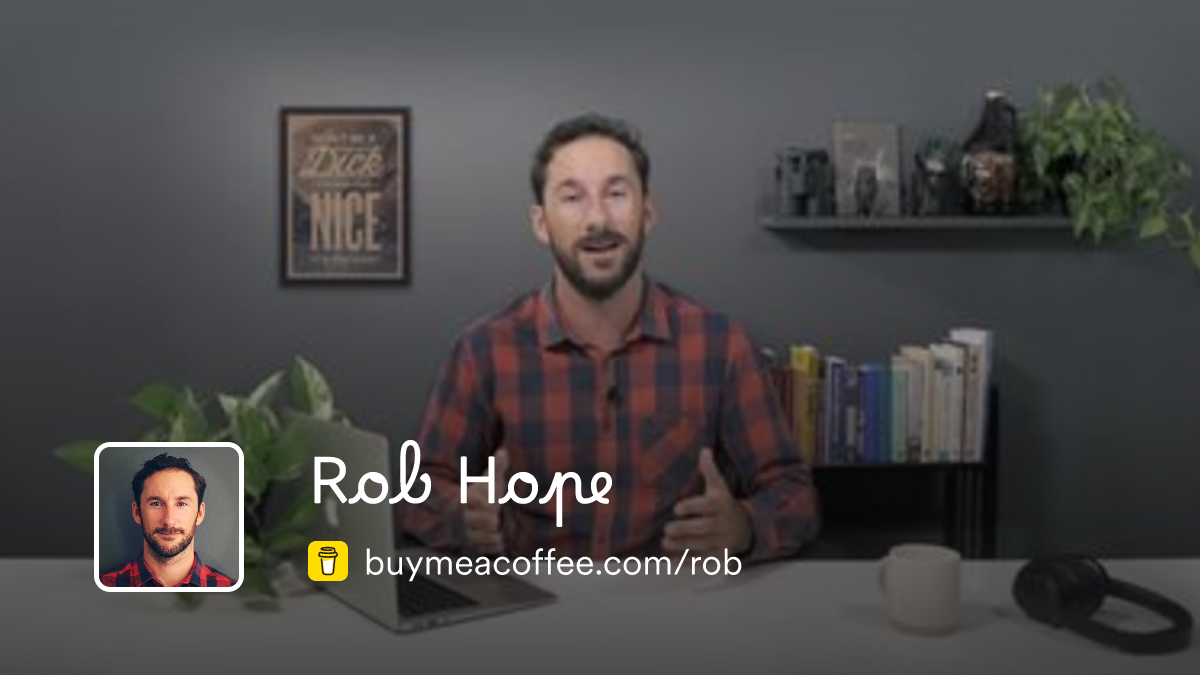 Rob Hope is curating daily inspiration with One Page Love - Buymeacoffee