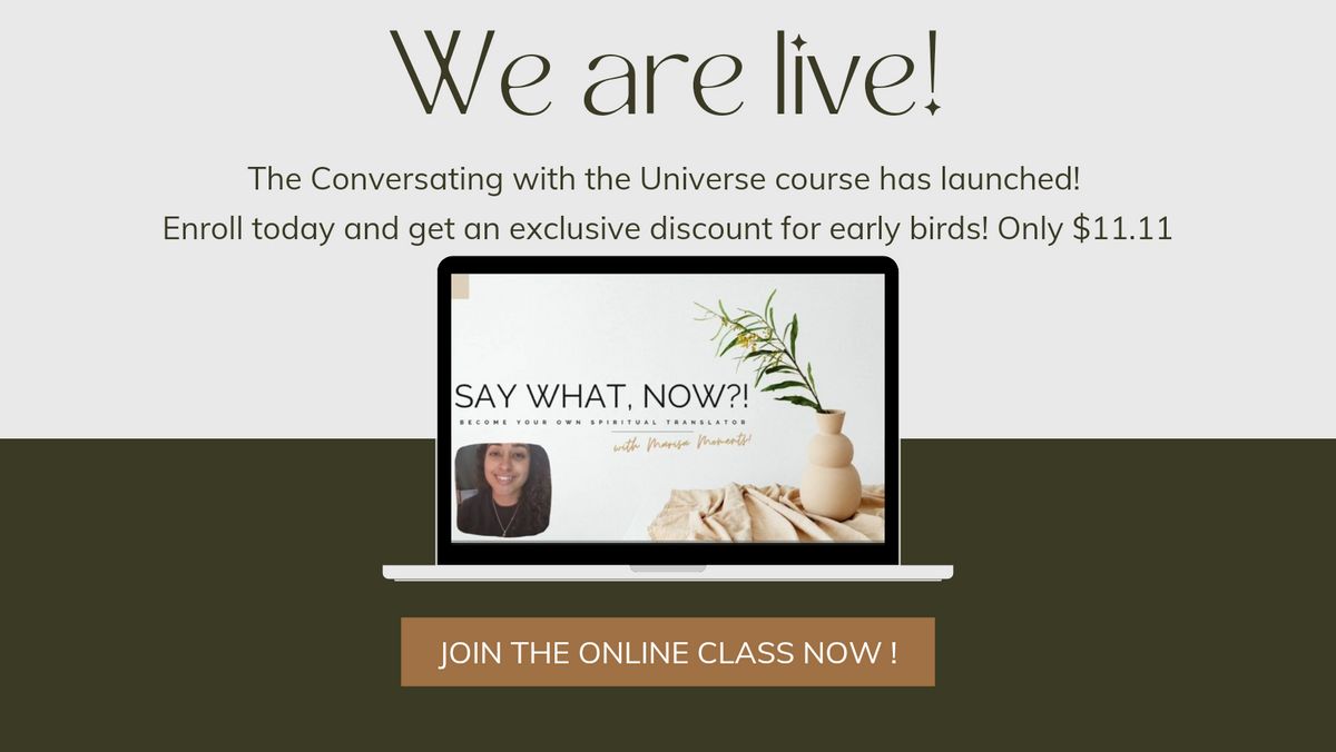 COURSE LAUNCH — Marisa Moments - Buymeacoffee