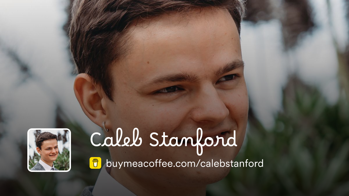 Caleb Stanford - Buymeacoffee